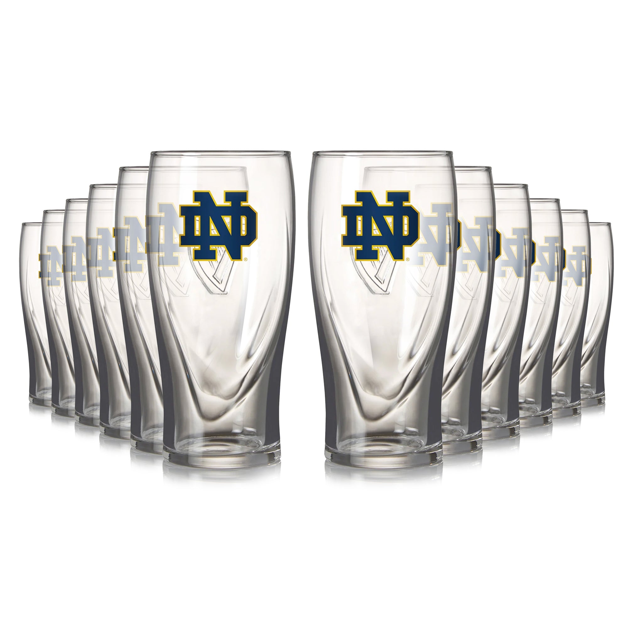 Guinness Notre Dame 16oz Pint Glass 12 Pack